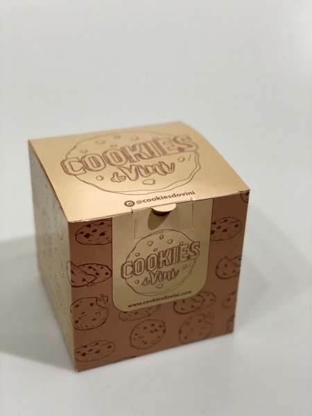 Caixa Cubo p/ cookies (12 x 12 x 12 cm) Personalizada