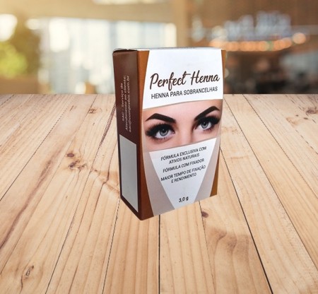 Embalagem Caixa para Henna Personalizada